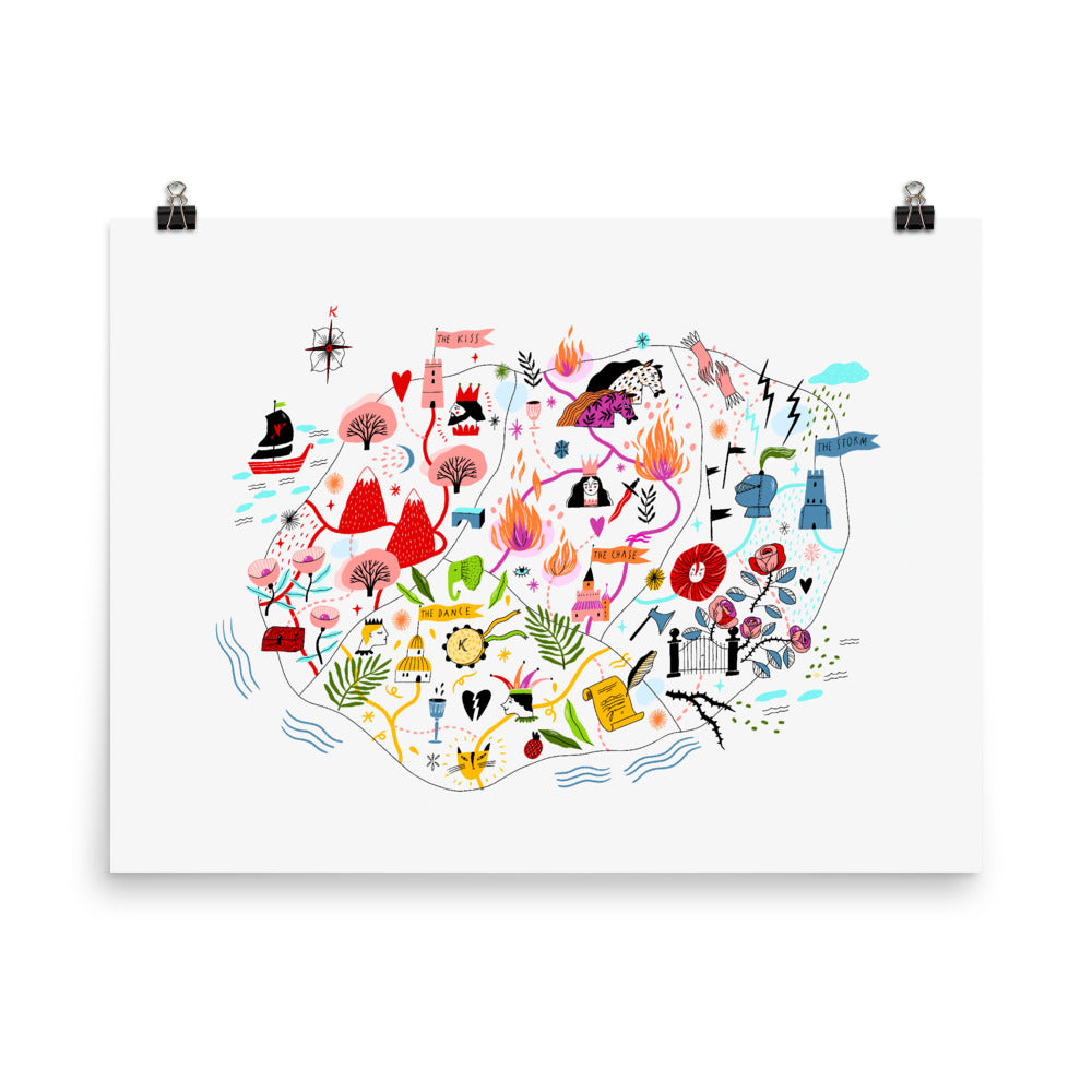 Kingdom Map (Poster) – Karmina